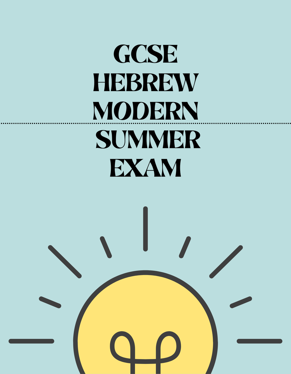 GCSE Modern Hebrew - Summer Exams - EMSTEC – EXAM CENTRE BIRMINGHAM ...